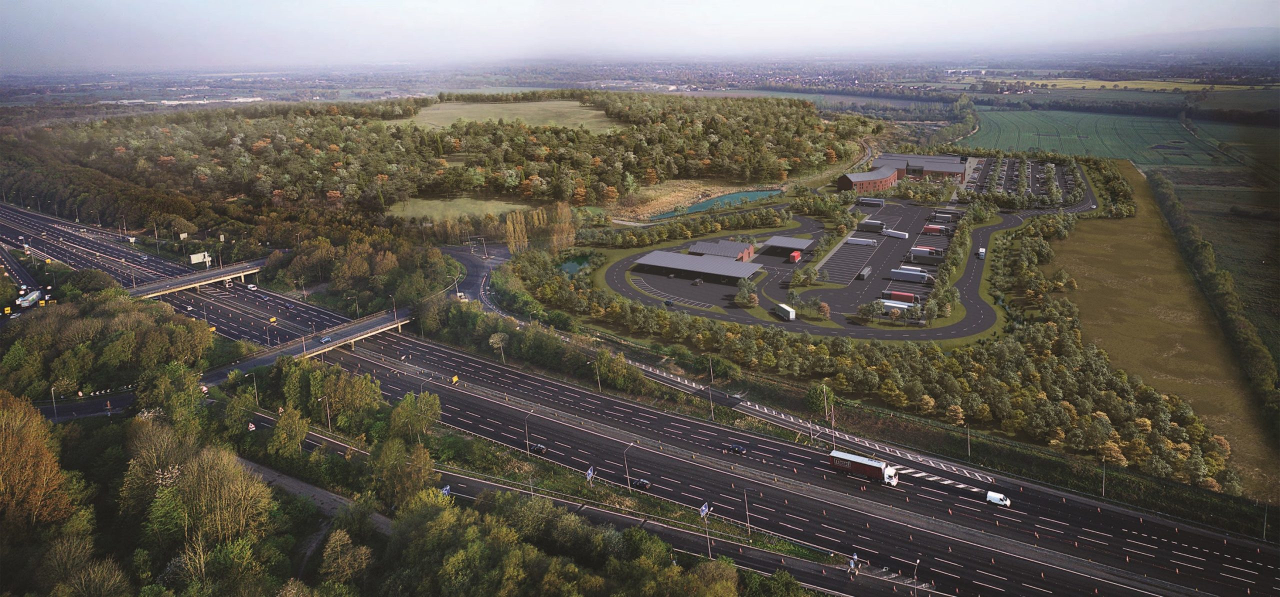 Warrington Services, M62 J11 Gains Approval - i-Transport